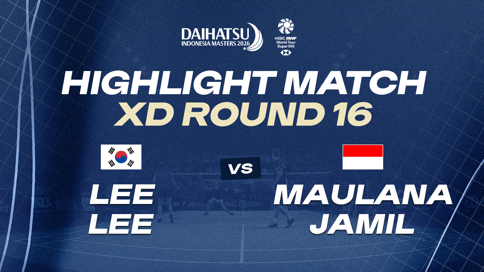 Indonesia Masters 2026 - Final Pertama Chen Yu Fei